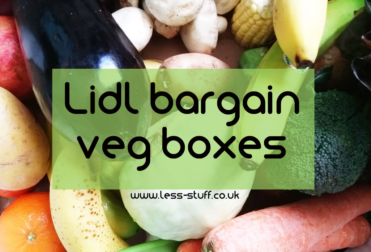 Lidl bargain veg boxes - what you can get for £1.50 - Less Waste