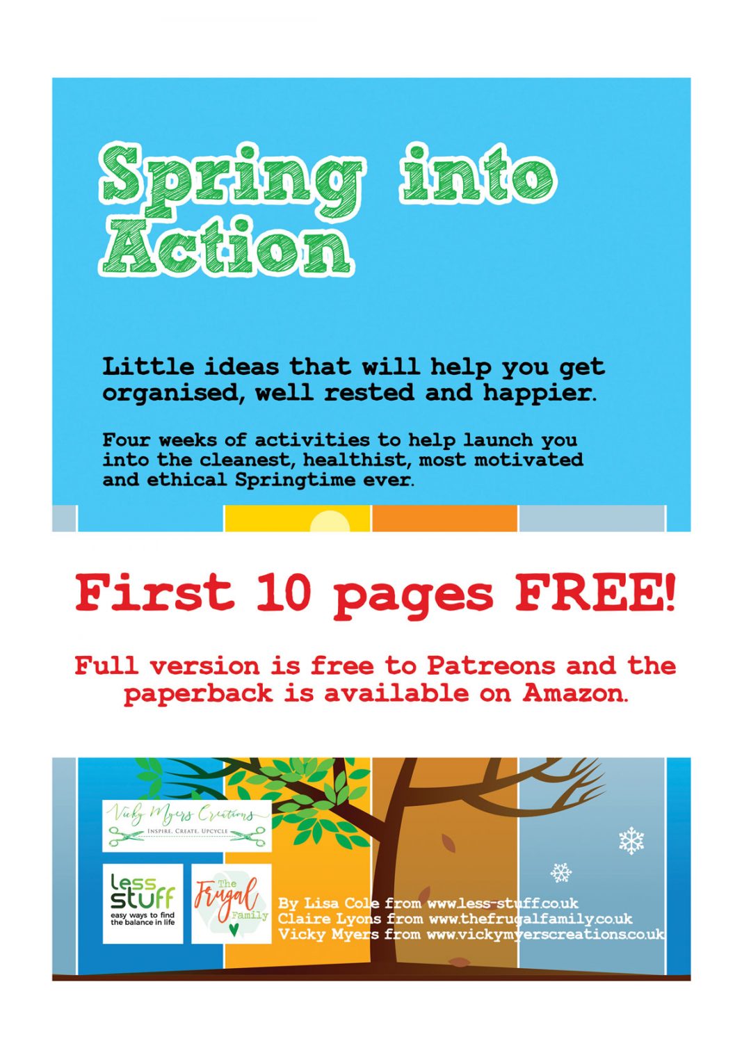 Free emotional support posters with tear off strips - Less Waste